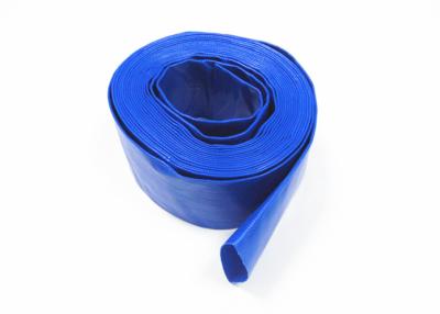China Customized 100mm 4 Inch PVC Layflat Hose , Water Discharge Hose Aging Resistant for sale
