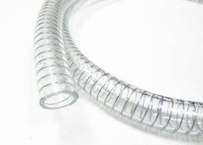 China Transparent Clear Pvc Wire Reinforced Flexible Hose Watering Industrial Irrigation Pipe for sale