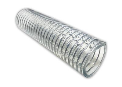China PVC Steel Wire Hose / Multipurpose Flexible Spiral Reinforced Plastic Food Grade Hose For Construction for sale