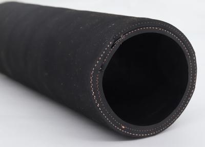 China Dry Cement Rubber Suction Hose Delivery Hose With Helix Steel Wire Black Color for sale