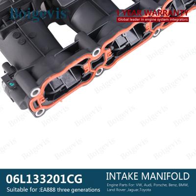 China High-quality intake manifolds 06L133201CG 06L133201AH 06L133201EK 06J133201AR for Audi/Volkswagen Ea888 3rd generation for sale