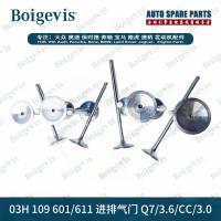 China Hot selling intake exhaust valves 03H 109 601/611 for Q7/3.6/CC/3.0 for sale