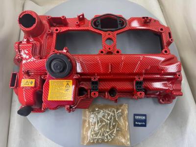 China High quality valve cover aluminum carbon red 11127588412.. for BMW N20. for sale