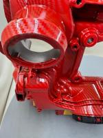China High quality valve cover aluminum carbon red 11127588412.. for BMW N20. for sale