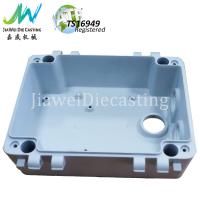 China IP66 White Powder Coating Aluminium Casting and Finishing Parts CCTV Camera Housing Use for sale