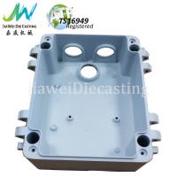 China Waterproof CCTV Camera Parts , White Powder Coating Die Cast Aluminum Housing for sale