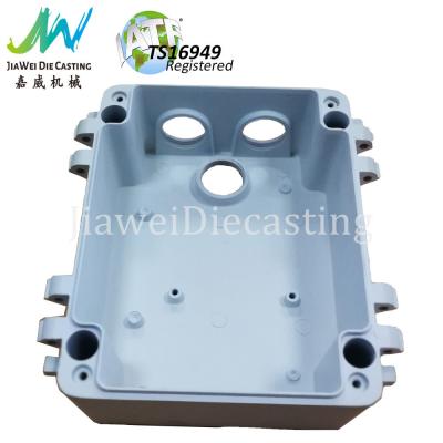 China Waterproof CCTV Camera Parts , White Powder Coating Die Cast Aluminum Housing for sale