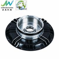China Black Powder Coated Machined Aluminum Parts , Electric Motorbike Hub Alu Die Casting Cover for sale