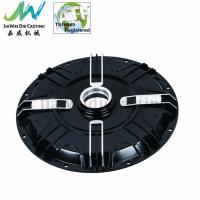 China Black Powder Coated Machined Aluminum Parts , Electric Motorbike Hub Alu Die Casting Cover for sale