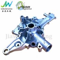 China Shot Blasting Surface Aluminum Die Casting Auto Parts / Automobile Water Pump Covers for sale