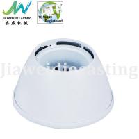 China Aluminum Die Cast Lighting Parts , White Powder Painted Lamp Body for sale