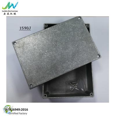 China 1590J Die Cast Aluminum Enclosure For Stomp Box IP54 Dimension 5.7
