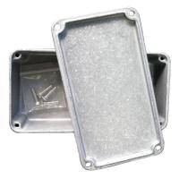 China Custom Drilled Aluminum Instrument Enclosure Stone Vibration Grinding Surface for sale