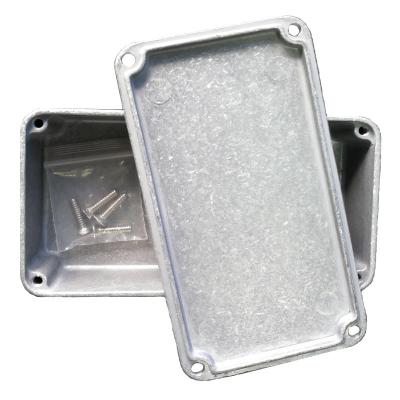 China Waterproof Cast Aluminum Enclosure For Bass Pedals / Phase Shifers High Performance for sale