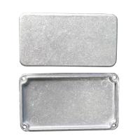 China 4 Screws Style Die Cast Aluminium Box Oxidized Finish 112mm * 61mm * 31.3mm for sale