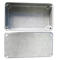 China 4 Screws Style Die Cast Aluminium Box Oxidized Finish 112mm * 61mm * 31.3mm for sale