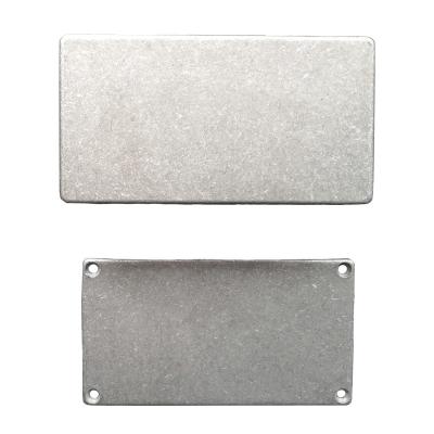China Stone Vibration Surface Die Cast Aluminium Box Drilling with 4 Steel Stainless Screws for sale