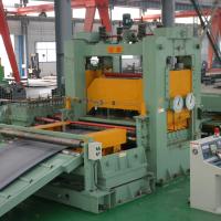 China Automatic Steel Coil Slitting Line Uncoiling Leveling Shearing Machine with 380 Voltage for sale