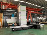 China Metal Mold Remote Monitoring PLC Horizontal Boring-Milling Machine 700mm Table Travel for sale