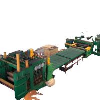 China Gear-driven Sheet Uncoiling Leveling and Shearing Machine for Leveling Steel Coils for sale