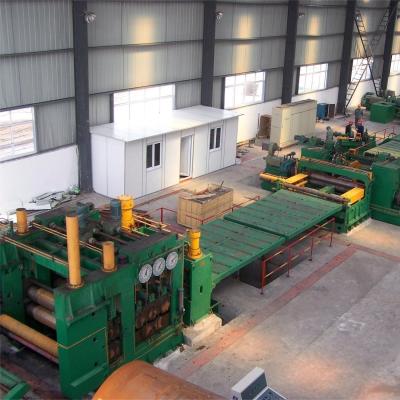 China Automatic Steel Coil Slitting Line Uncoiling Leveling Shearing Machine for sale
