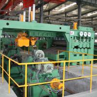 China 35T Steel Coil Uncoiling Leveling Mobile Shear Assembly Line with Motor Core Components for sale