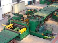 China Gear-driven Uncoiling Leveling and Shearing Production Line for Precise Steel Cutting for sale
