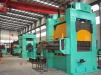 China 12mm Middle Plate Leveling and Cross Cutting Production Line with 680 Rated Power for sale