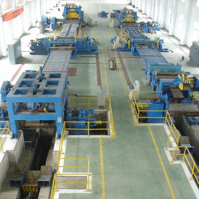 China Speed Cut to Length Line for Sheet Metal Uncoiling Leveling and Shearing at 0-25 m/min for sale