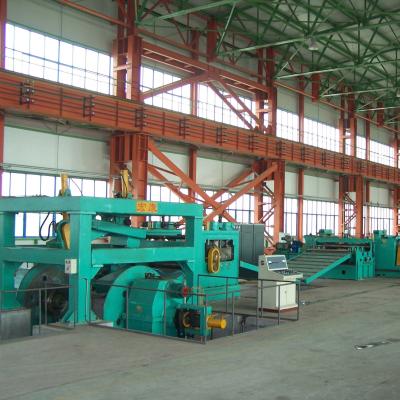 China Steel Mill Mobile Shear Production Line with Uncoiling Leveling and Cutting Functions for sale