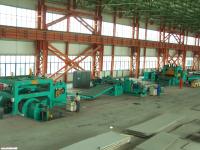 China Steel Mill Mobile Shear Production Line with Uncoiling Leveling and Cutting Functions for sale