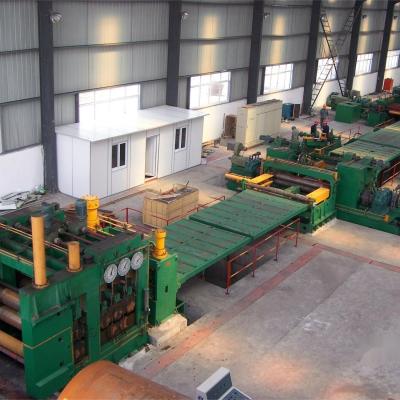 China Steel Coil Uncoiling Leveling Shearing Stacking Line for Hot Roll Steel Cut to Length for sale