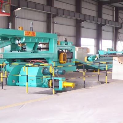 China Steel Coil Uncoiling Leveling Shearing Stacking Line for Hot Roll Steel Cut to Length for sale