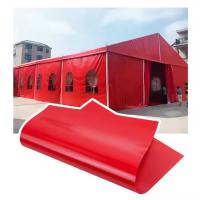 China 1000D PVC Coated Tarpaulin Fabric 23x23 Weave 650-850GSM Waterproof Anti-UV Cover Material for sale