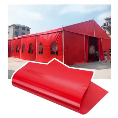 China 1000D PVC Coated Tarpaulin Fabric 23x23 Weave 650-850GSM Waterproof Anti-UV Cover Material for sale