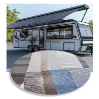 China 450gsm PVC Coated Vinyl Fabric for RV Awning Replacement 1500-3000mm Width for sale