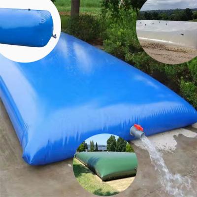 China Pillow Shape PVC Tarpaulin Flexible Water Tank Fabric - 1-3.2m Width, 610-1450 g/m² Weight, UV & Water Resistant for sale
