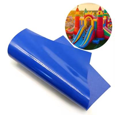China 840D 500GSM Waterproof PVC Coated Tarpaulin Fabric for Inflatable Playground Equipment - 1-3.2m Width Options for sale