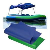 China 850GSM 1000D PVC Coated Polyester Inflatable Boat Fabric - 1-3.2m Width, Chemical Proof for sale
