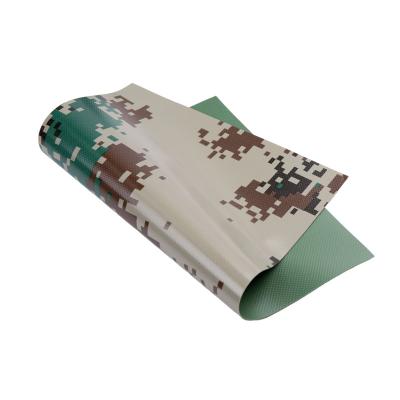 China 500D Camouflage PVC Coated Polyester Fabric 550-750 GSM for Durable Bags and Luggage for sale