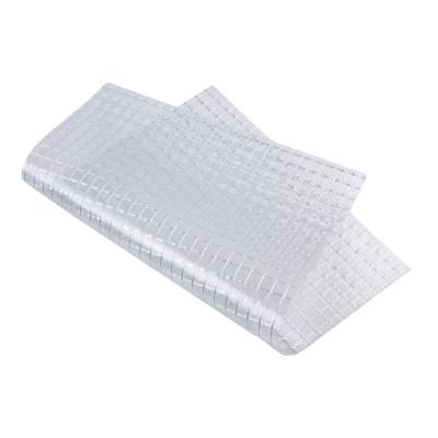 China 3x3 280GSM Transparent PVC Mesh Fabric Tarpaulin Roll 1000Dx1000D - Waterproof Industrial Material for sale