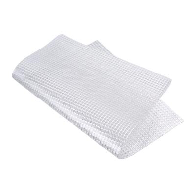 China 340-450GSM PVC Transparent Mesh Fabric Tarpaulin 200D-1000D Waterproof Industrial Material for sale
