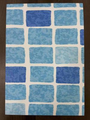 China 1500GSM PVC Swimming Pool Tarpaulin Roll 1.2mm Thickness with 1100N/50mm Tensile Strength and UV Resistance for sale