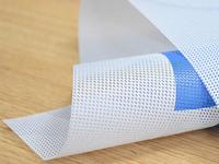 China 1000D 12x12 PVC Safety Mesh Net Tarp 450 GSM with Custom Colors and UV Protection Options for sale