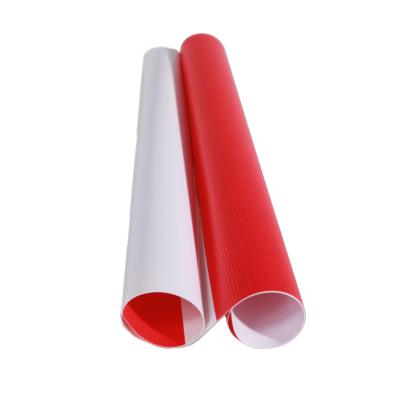 China Colorful Stripes Polyester Fabric PVC Striped Tarpaulin 500DX500D 500G 18X12 for sale