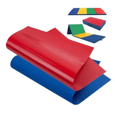 China 610GSM PVC Coated Bag Fabric 500D 18x17 Waterproof Polyester Tarpaulin Rolls for sale