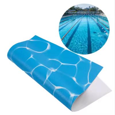 China Custom 2000gsm 14m Width 0.6-0.8mm Thickness PVC Tarpaulin Swimming Pool Liner for sale