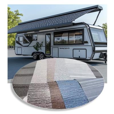 China 450gsm PVC Coated Vinyl Fabric for RV Awning Replacement 1.5-3.0m Width for sale