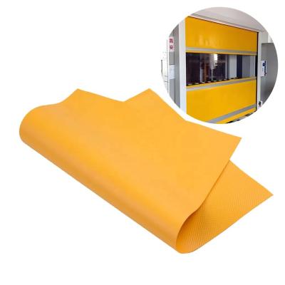 China PVC Coated Polyester Tarpaulin Fabric 1050gsm for Industrial High Speed Door for sale