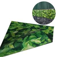 China PVC Coated Privacy Fence Tape 19cm x 35m with 20 Clips DIY Strip Screen for sale